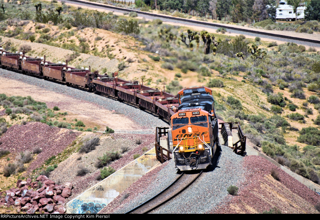 BNSF 4263 Over the Frost Flyover